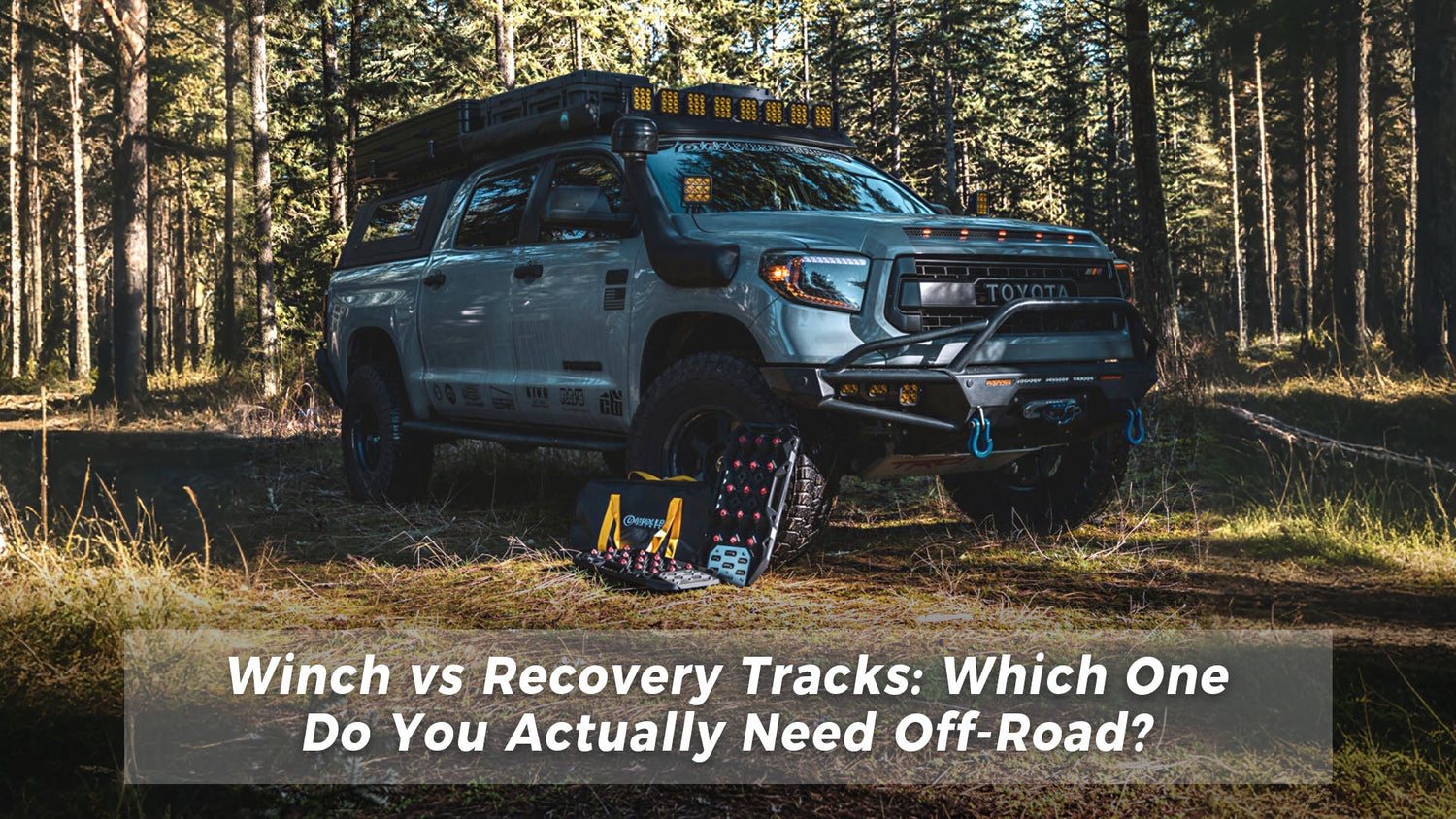 Winch vs Recovery Tracks: Which One Do You Actually Need Off-Road?