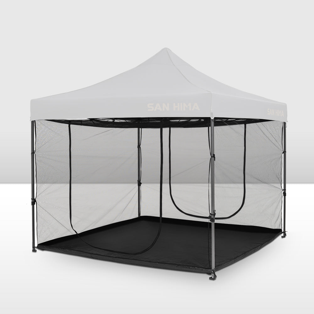 San Hima Portable Gazebo Screen House Waterproof 3m x 3m Outdoor Campi
