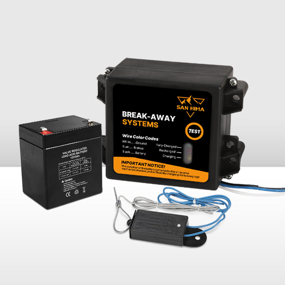 Break Away System With Battery & Switch Trailer Float Boat Electric Br