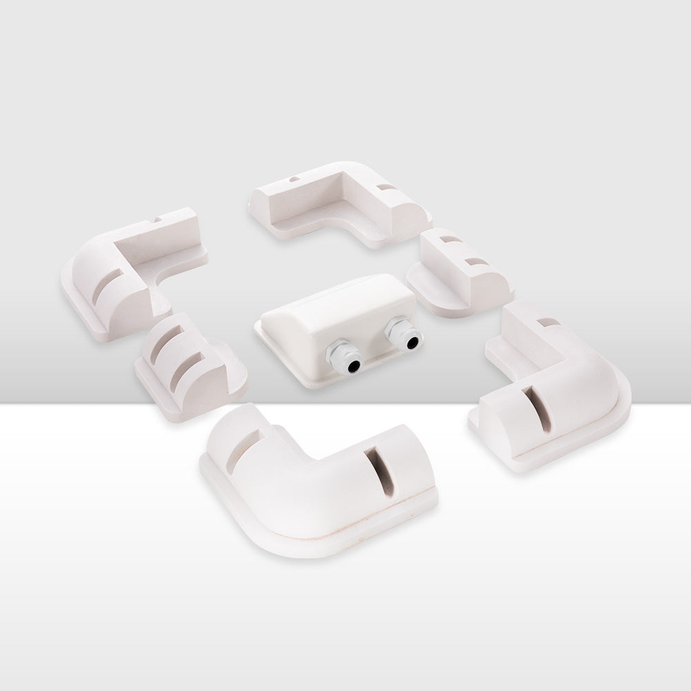 7pcs Solar Panel Corner Mounting Brackets Kit Caravan RV Boat Roof Mou