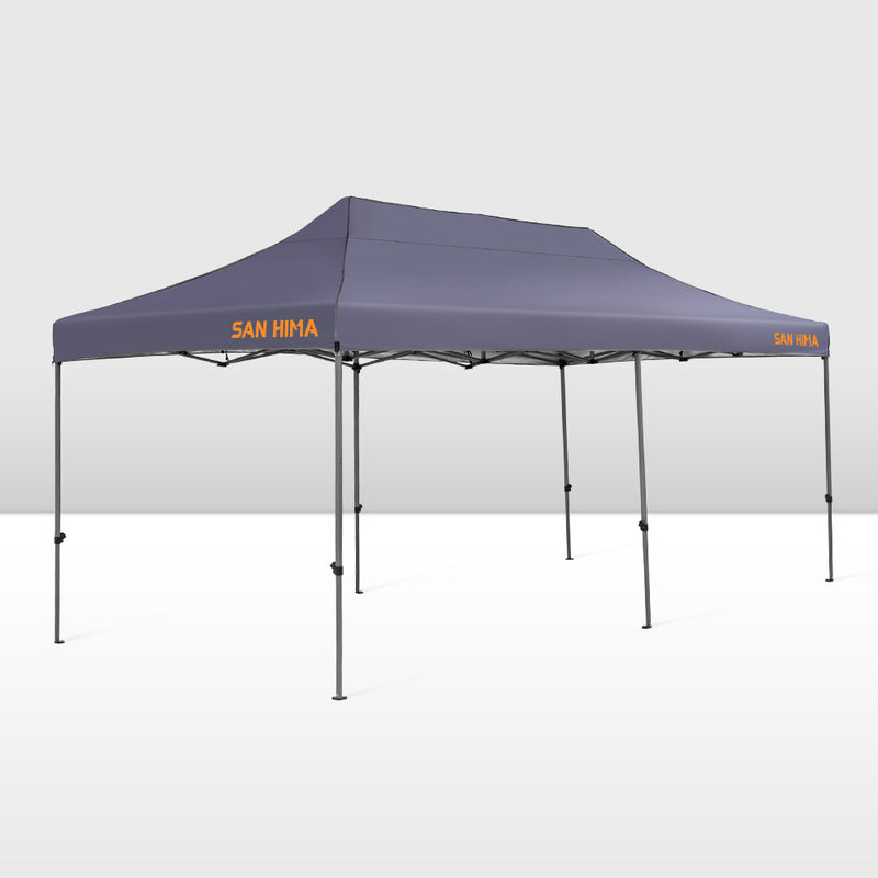 San Hima 3m x 6m Gazebo Portable Folding Pop Up Heavy Duty Steel Frame