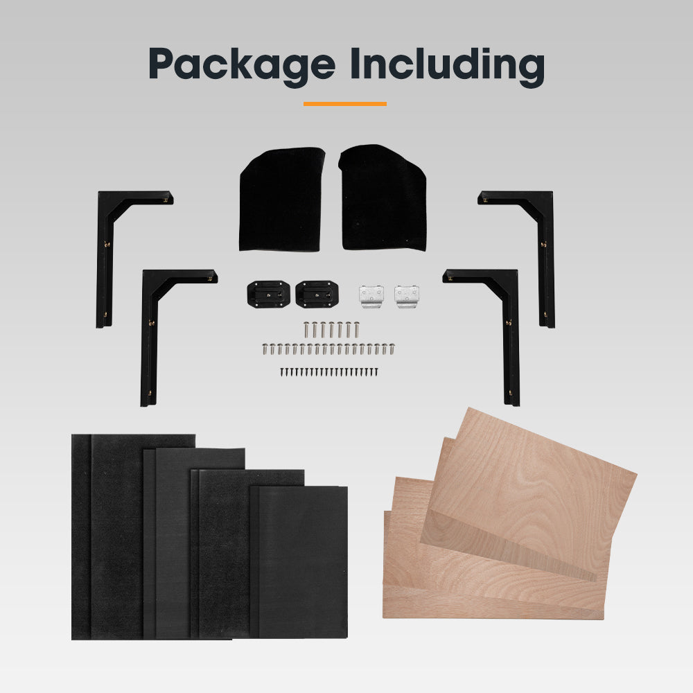 San Hima Universal Drawer Wing Kit Full DIY Kit For 1300mm 4WD Rear Dr