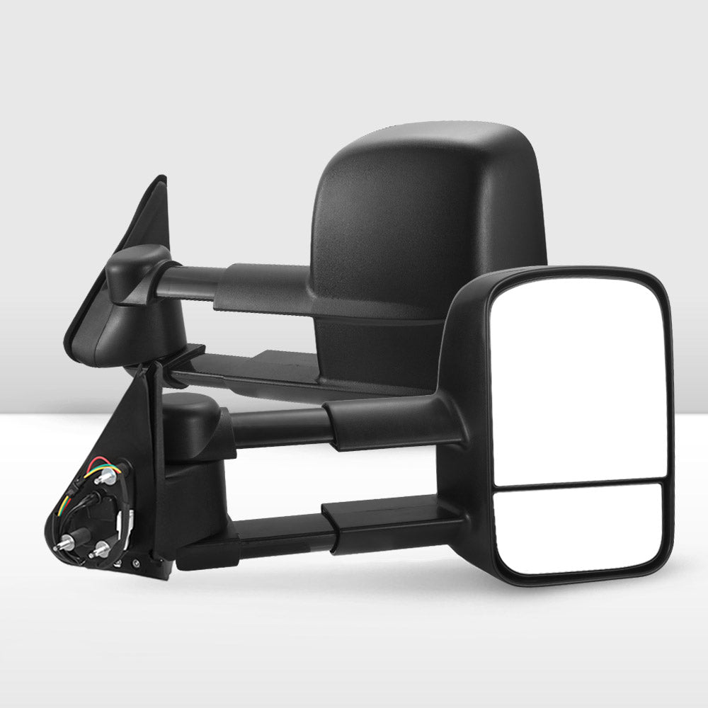 Pair Extendable Towing Mirrors for Nissan Patrol GU Y61 1997-2016 ...