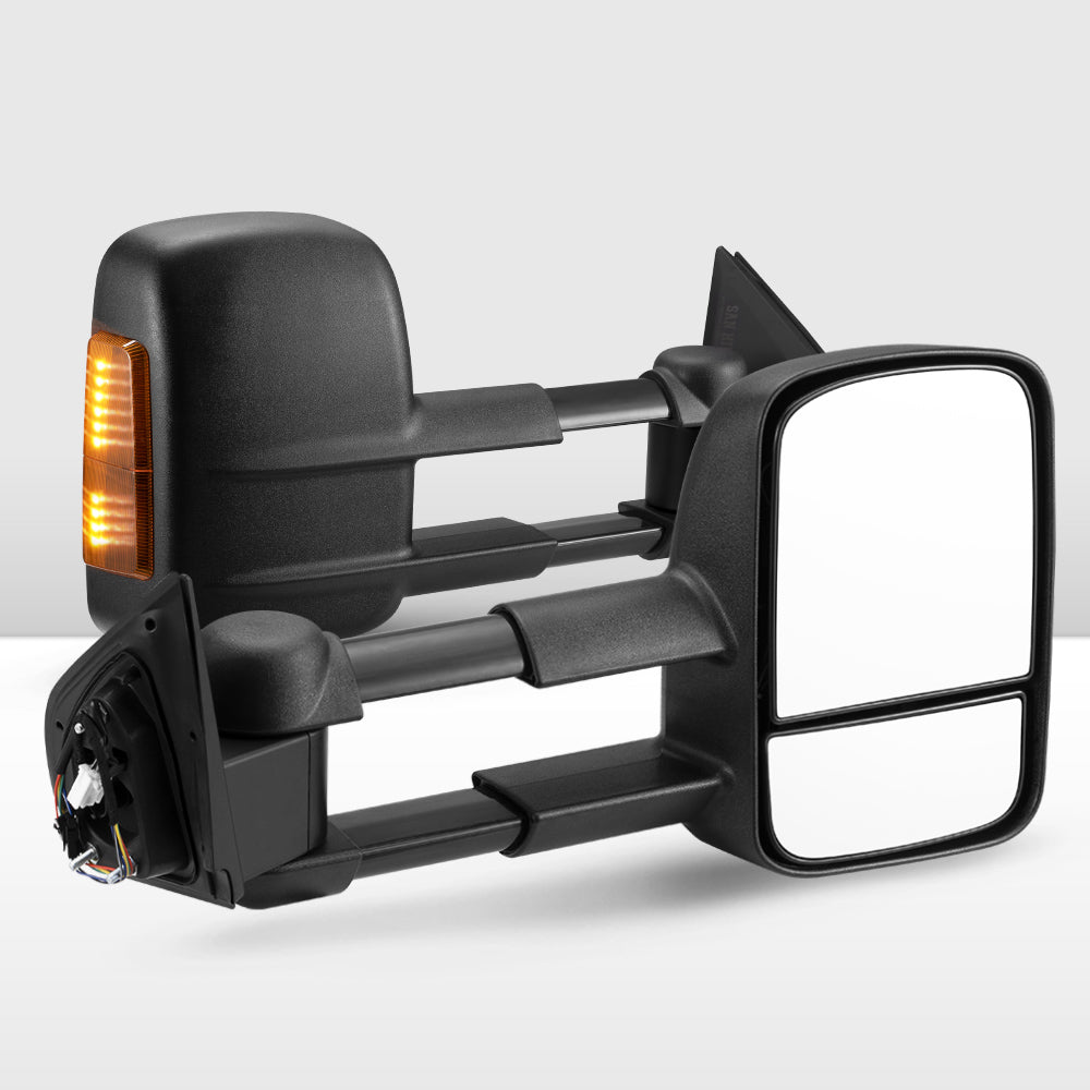 San Hima Extendable Towing Mirrors Gen1 For Isuzu DMAX D-MAX 2020/08-O
